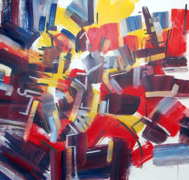 Shimna River. Full Swing. Painting by Rodney Howes | Saatchi Art