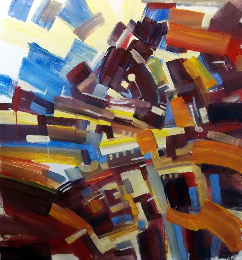 River Rhyrhm Painting by Rodney Howes | Saatchi Art