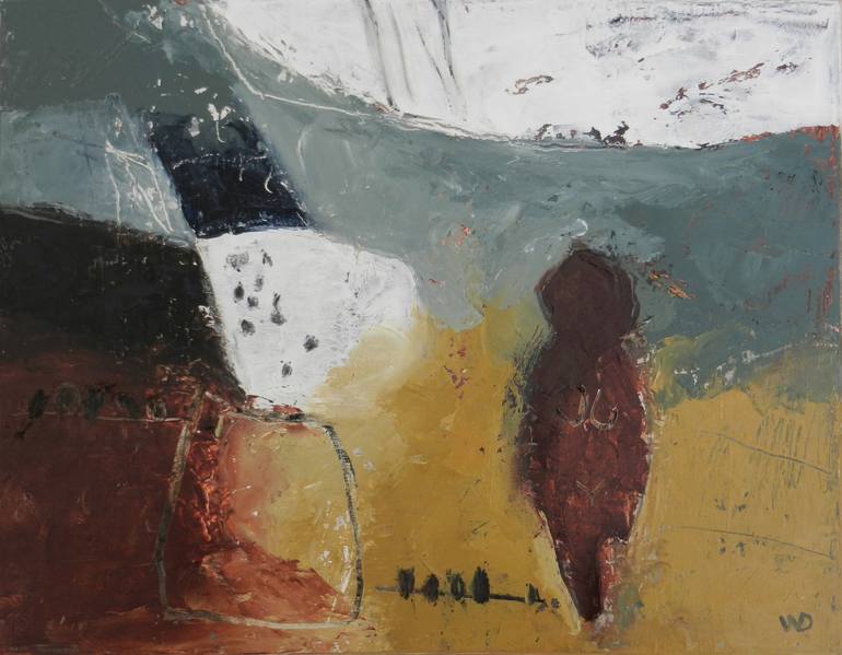 Sketch for Lausell Painting by Wendy Dison | Saatchi Art