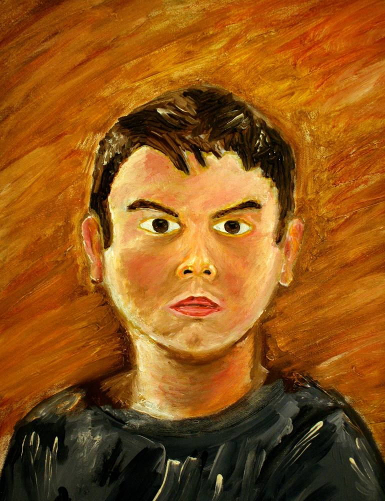 Portrait TP Painting by Thomas Walters | Saatchi Art