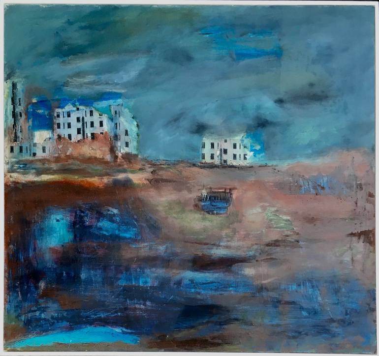 If houses were paper I might feel their drift Painting by Chiara ...