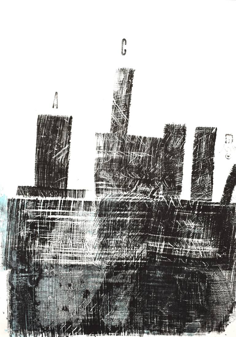 Sgraffito 1002 HOMAGE TO PAUL KLEE Drawing by Michael Lentz | Saatchi Art