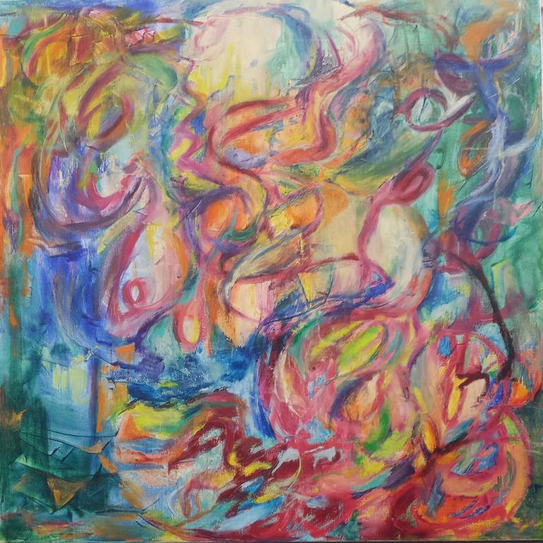 Woman Painting by Susan Uccelletti | Saatchi Art