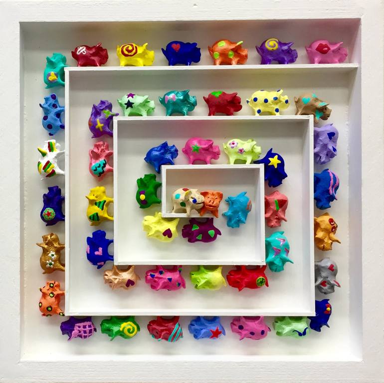 Amazing Pig #3 Sculpture by Seunghwui Koo | Saatchi Art