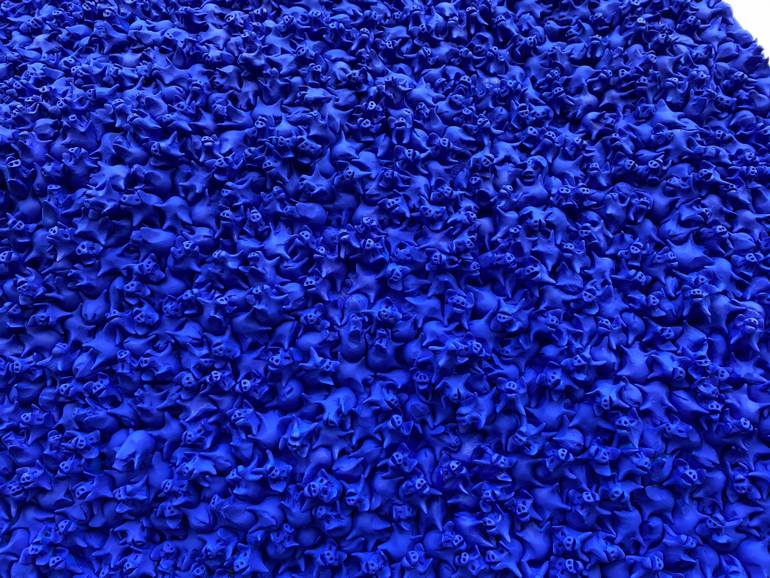 People #Blue Sculpture by Seunghwui Koo | Saatchi Art