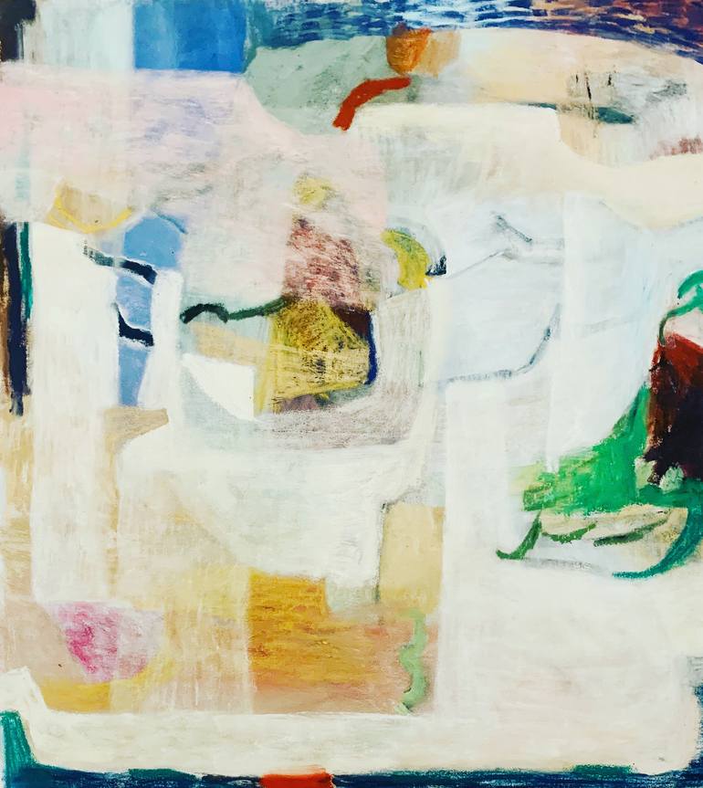 Eating Yellow Paint Painting by Todd Clark | Saatchi Art