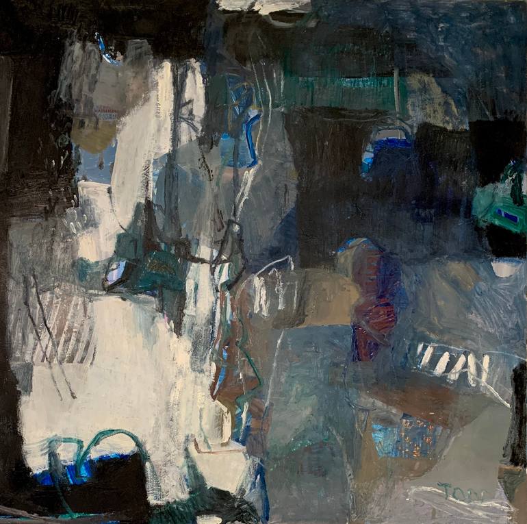 On My Own Course Painting by Todd Clark | Saatchi Art