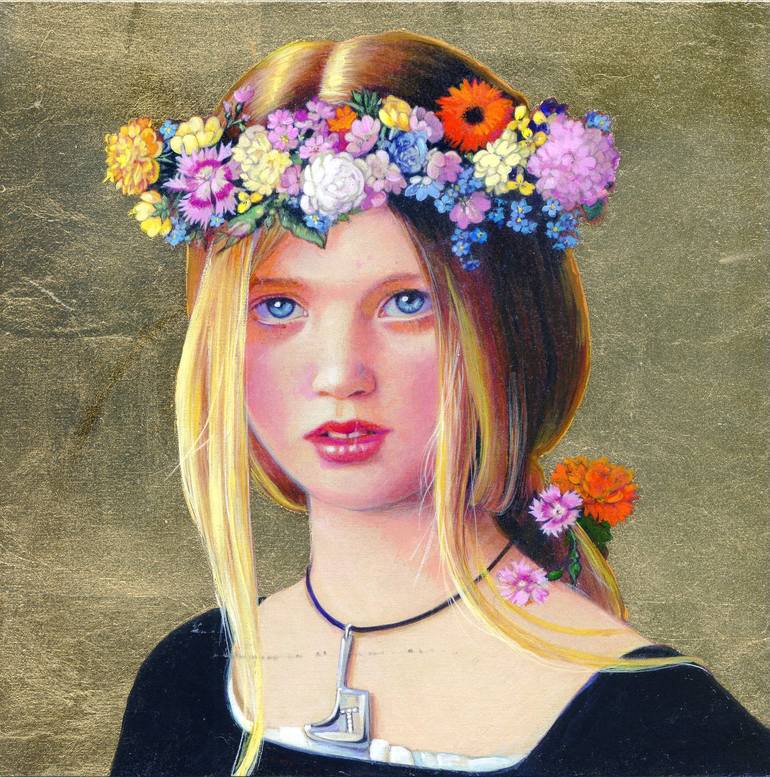 LA FANCIULLA Painting by Titti Garelli | Saatchi Art