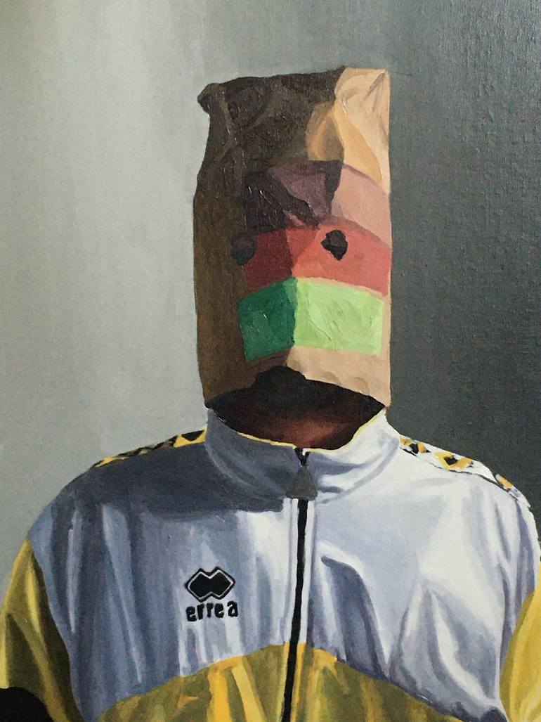 The new normal#3 Painting by Raul Pizarro | Saatchi Art