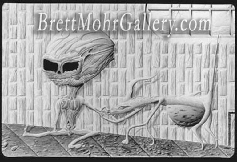 Sympath After Death Drawing by Brett Mohr | Saatchi Art