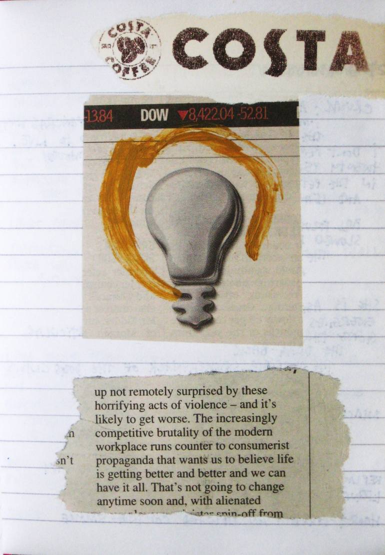 The Modern Workplace Collage by Pedro Salvadores | Saatchi Art