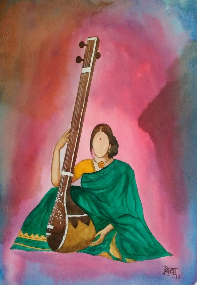 Praying SA Painting by Saurabh Jathar | Saatchi Art
