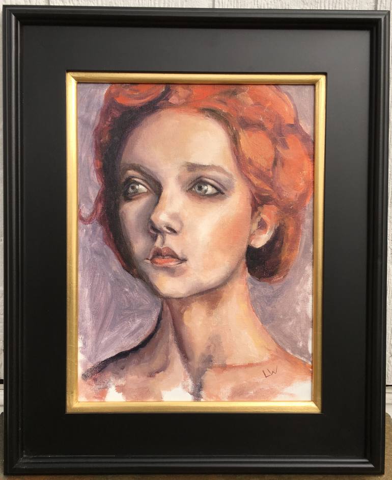 Portrait of Grace Painting by Lawn Walker | Saatchi Art