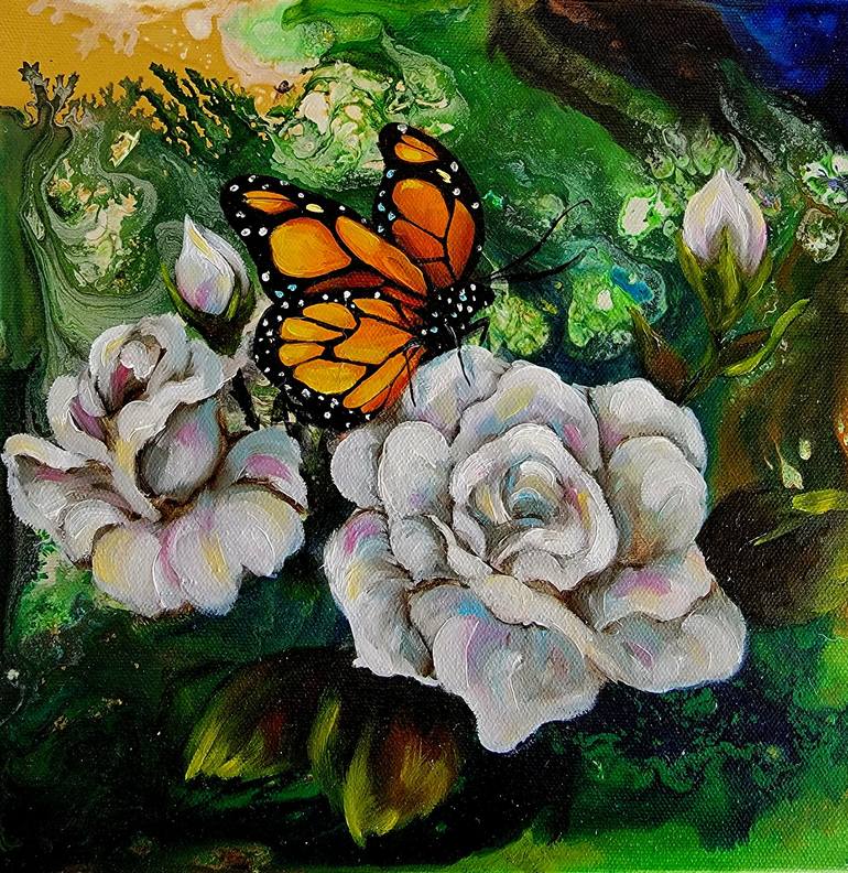 Heart of glass Painting by jill crowley | Saatchi Art