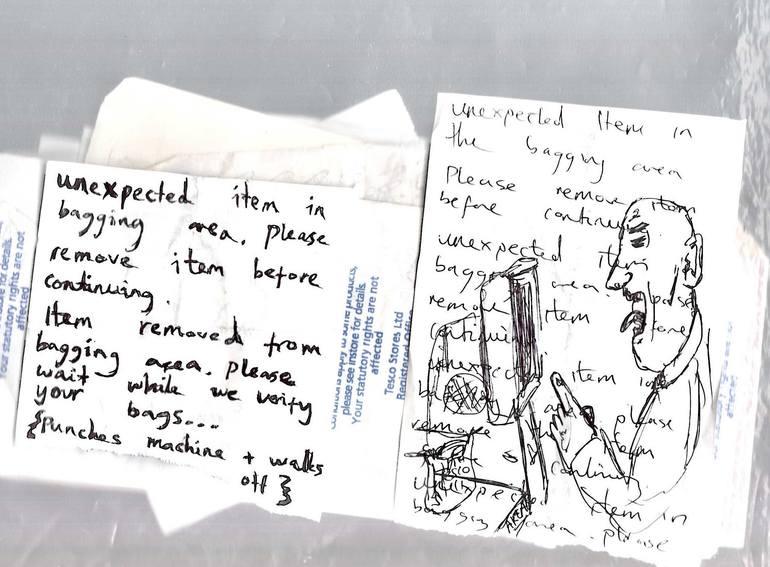 Self- Serve Drawing by Ruaridh MacPherson | Saatchi Art