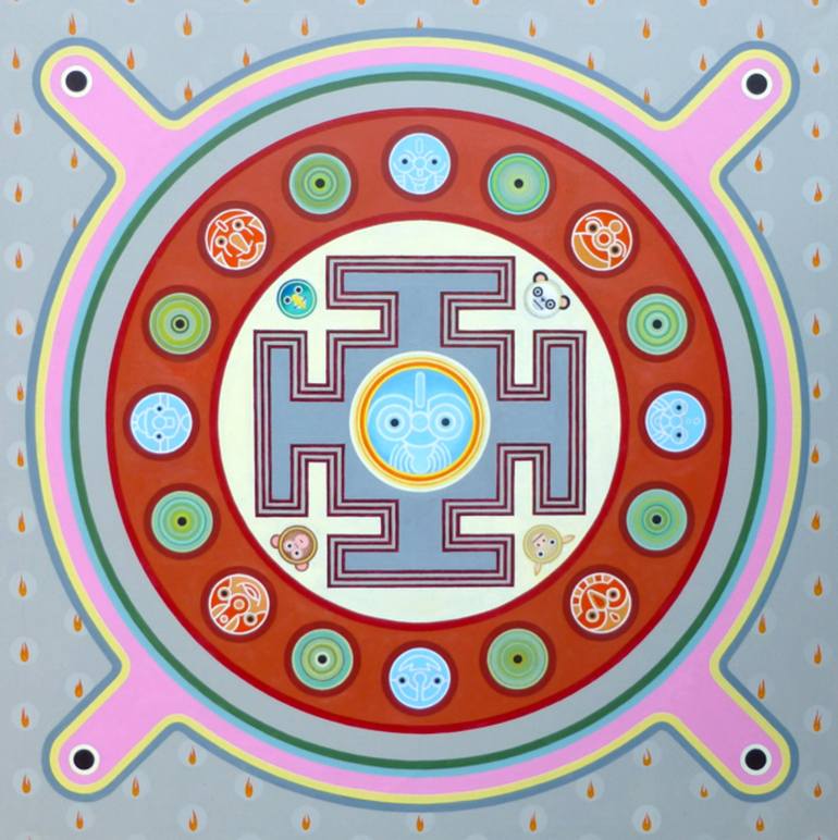 THE ONE AND THE MANY Painting by Mark Weighton | Saatchi Art