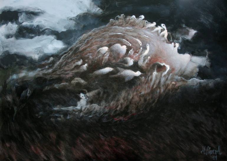 le grand destin Painting by Marcel Picard | Saatchi Art