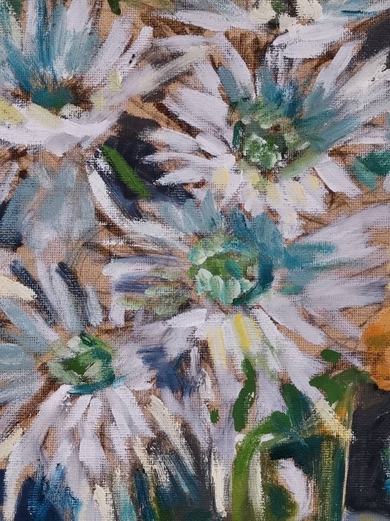 Flowers from friends 2024 Painting by Victoria Milner | Saatchi Art