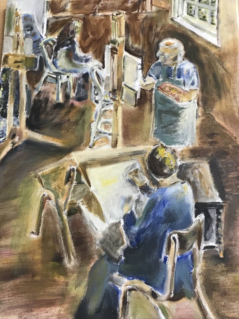 Studio Painting by Victoria Milner | Saatchi Art