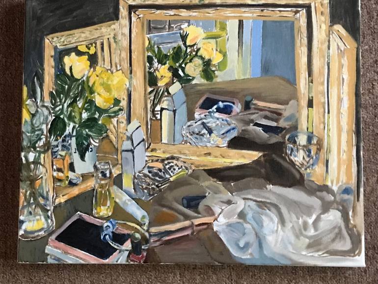 The dressing table Painting by Victoria Milner | Saatchi Art
