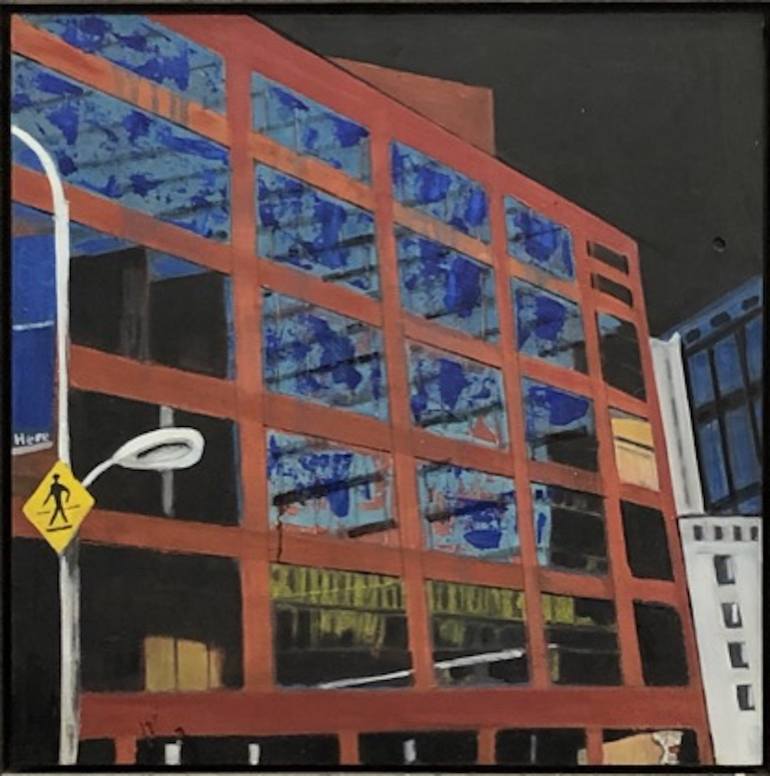Reflections in NYC Painting by Stuart Marcus | Saatchi Art