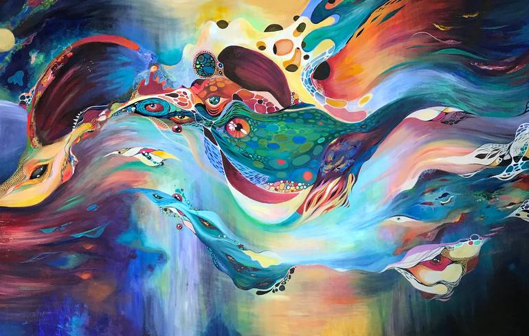 Metamorphosis Painting by Ioana Inkspective Halunga | Saatchi Art