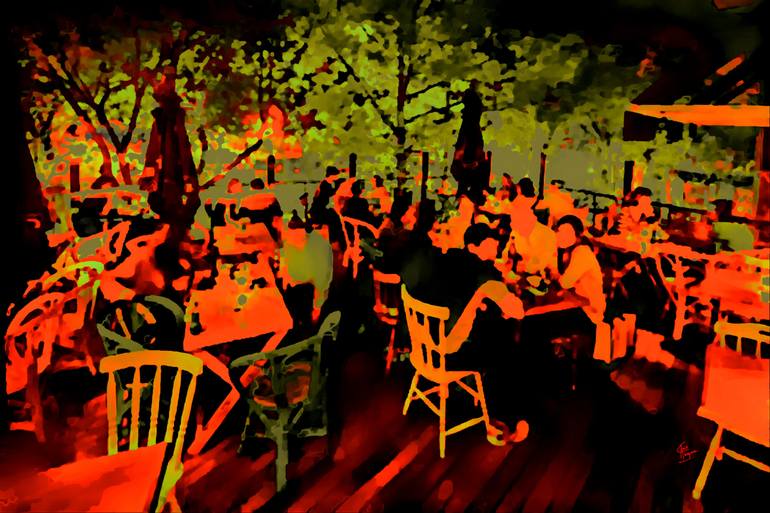 43- Terraza. Painting by Cris Acqua | Saatchi Art