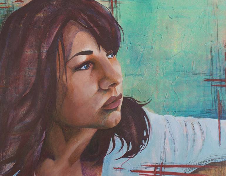 Layered Beauty #11 Painting by Dacey Dia Villarreal | Saatchi Art