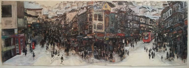 The City you and I Live In Today Painting by Yellon Ran Huang Arws ...