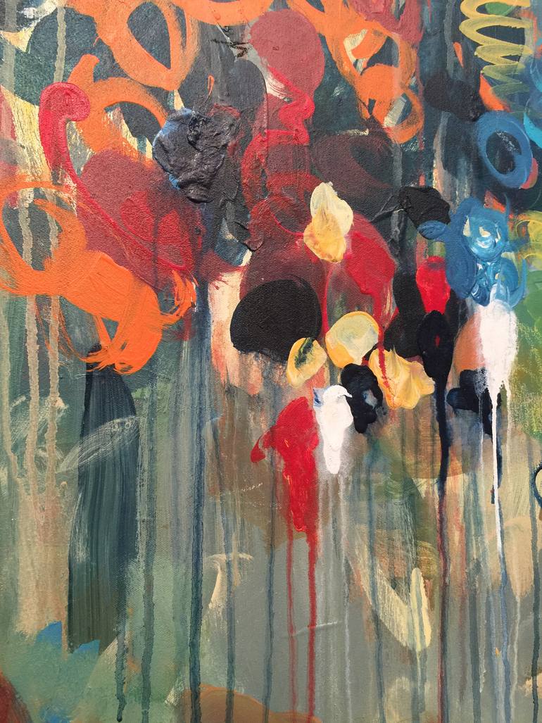 Visitation, No. 3 Painting by Norm Yip | Saatchi Art