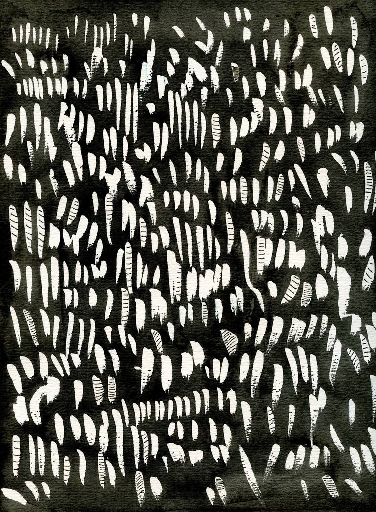 Striped Marks Drawing by Gabriele Maurus | Saatchi Art