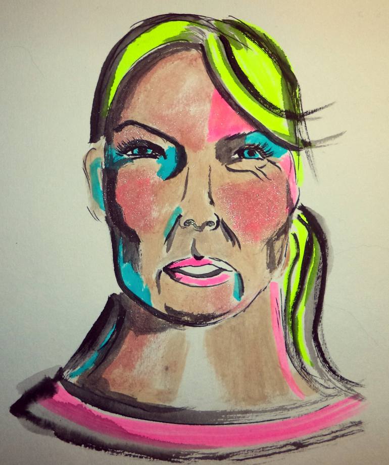 Gritted Teeth Drawing by Merrick Feagan | Saatchi Art