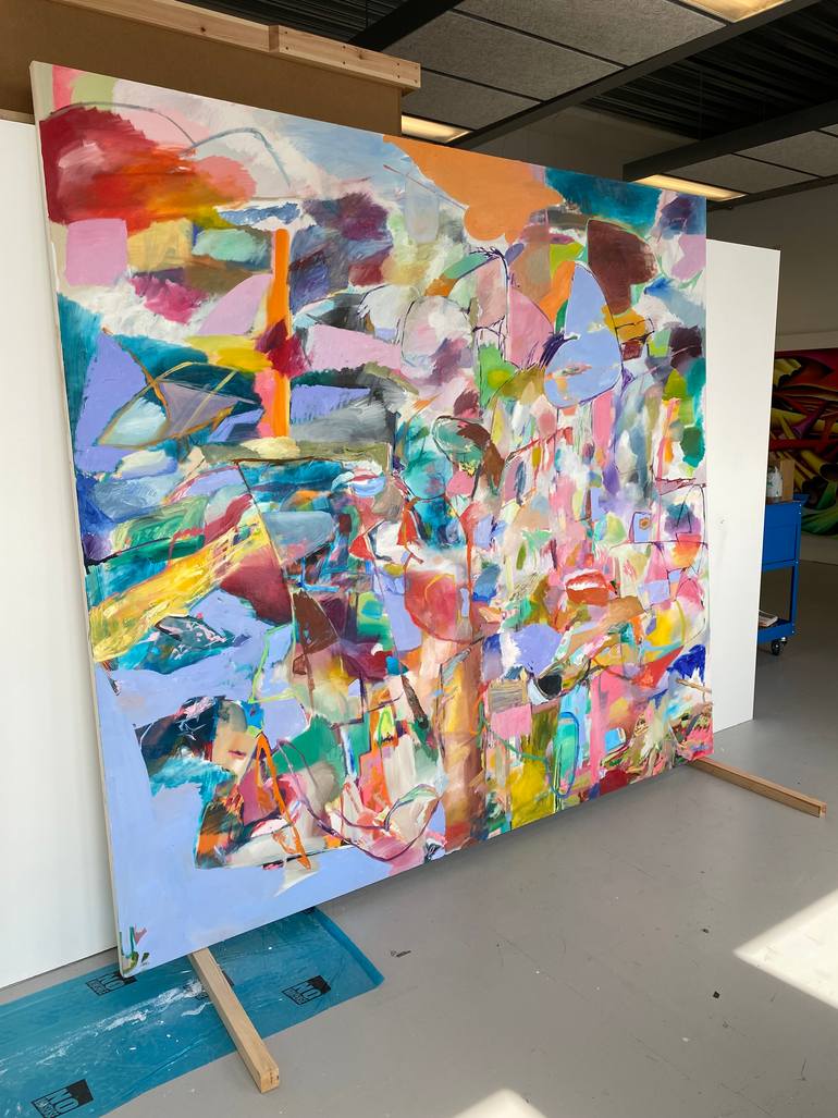 Expecting Unchanging Painting by Luke George | Saatchi Art