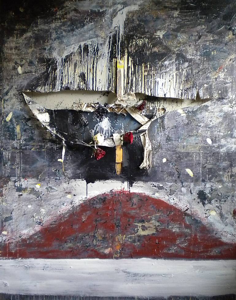 The Great Silence Painting by Derek Fitzpatrick | Saatchi Art