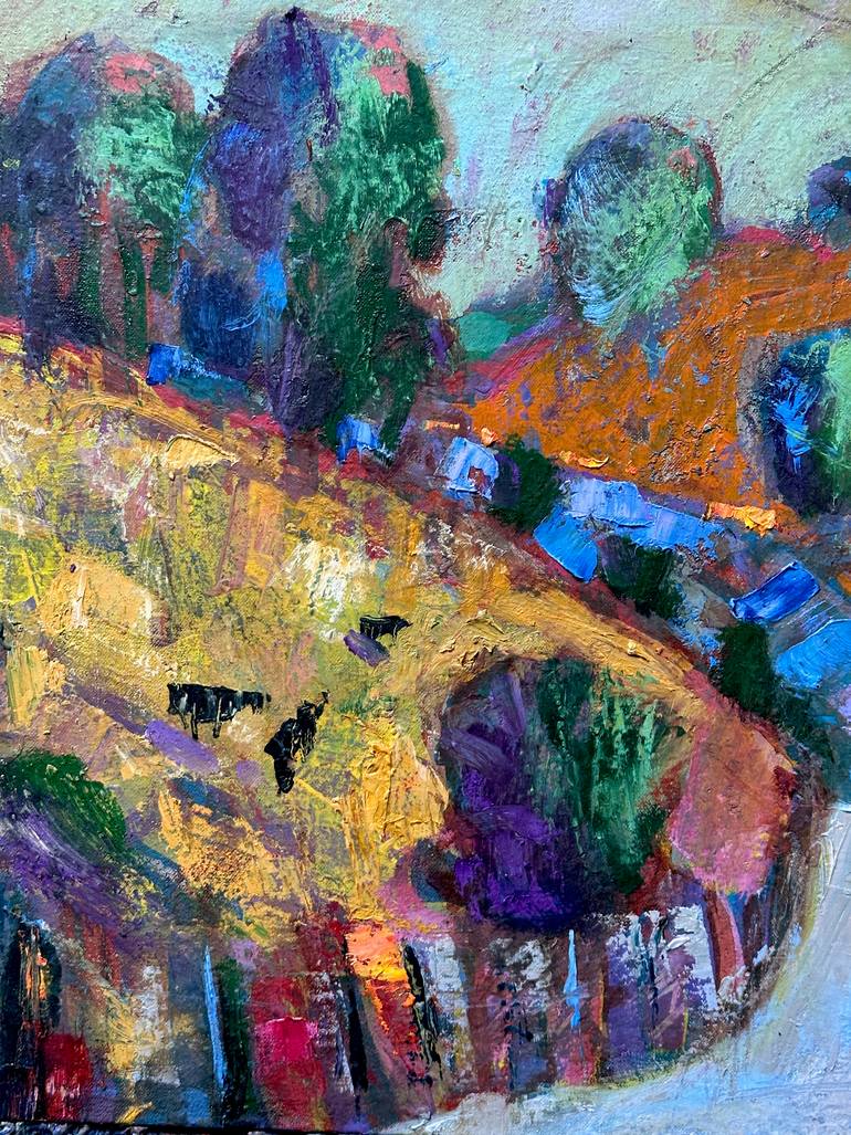 A Mountain Landscape Painting by James Hartman | Saatchi Art