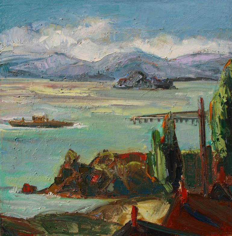 Winehaven Painting by James Hartman | Saatchi Art