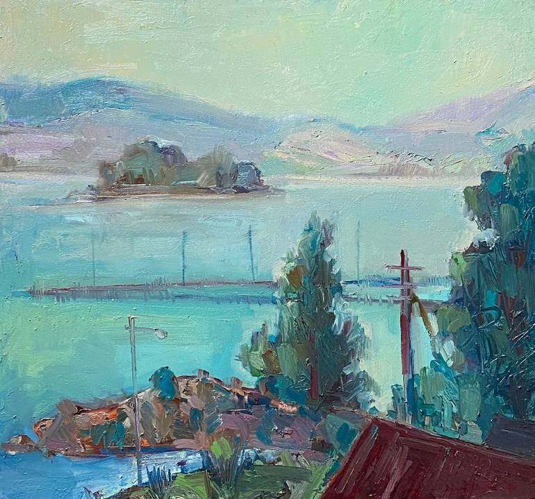 View from Wine haven Painting by James Hartman | Saatchi Art