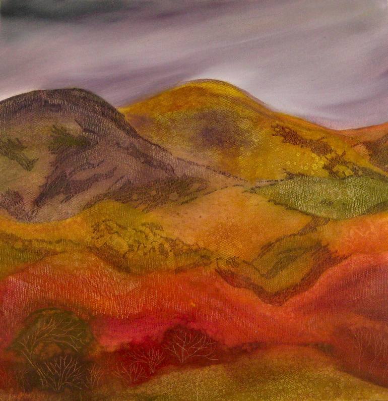 Tree Reckoning 2 Painting by Ellen Gardner | Saatchi Art