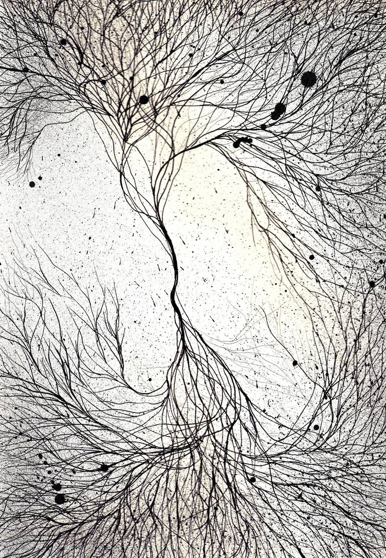 Synapse I Drawing by Alessandra Sequeira | Saatchi Art