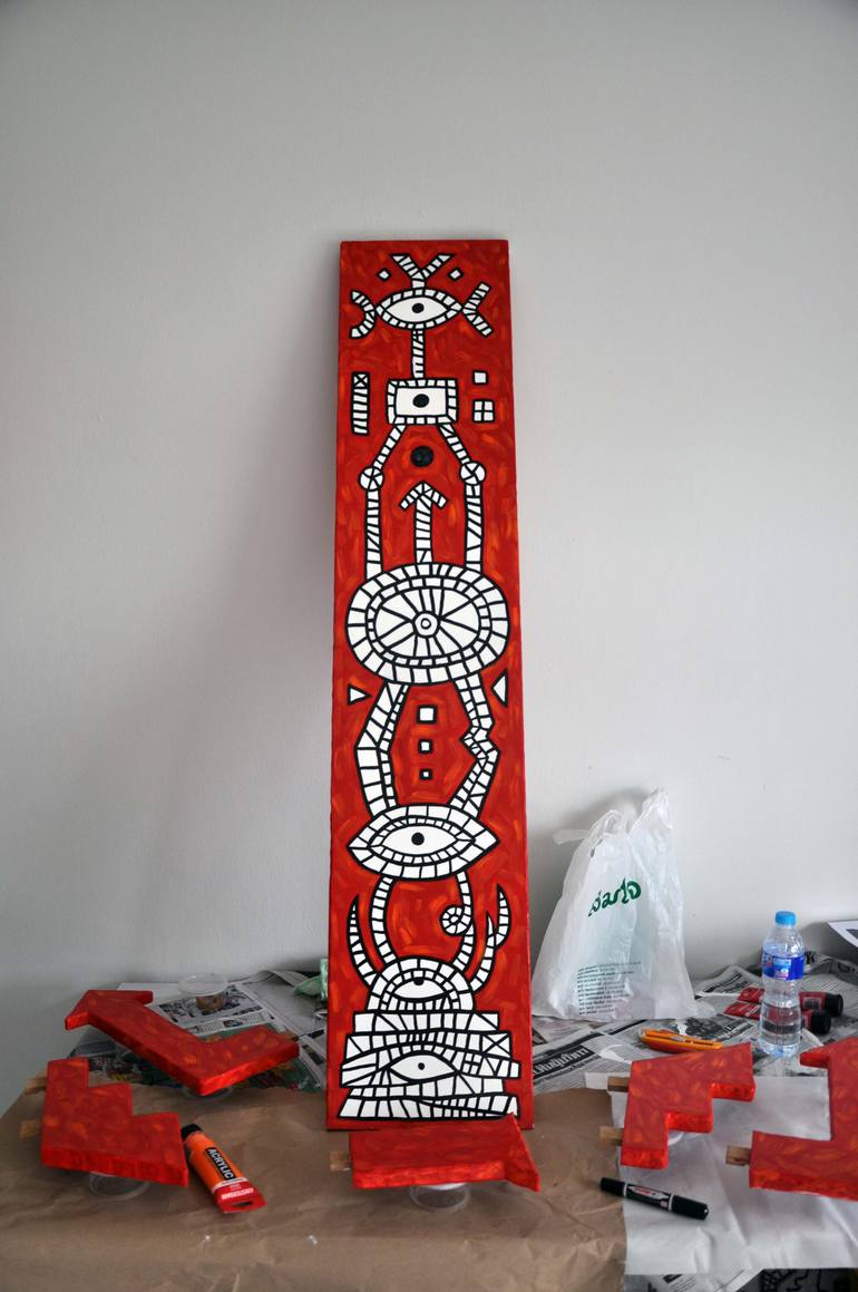 Totem of the future #1 Sculpture by Stephane Peray | Saatchi Art