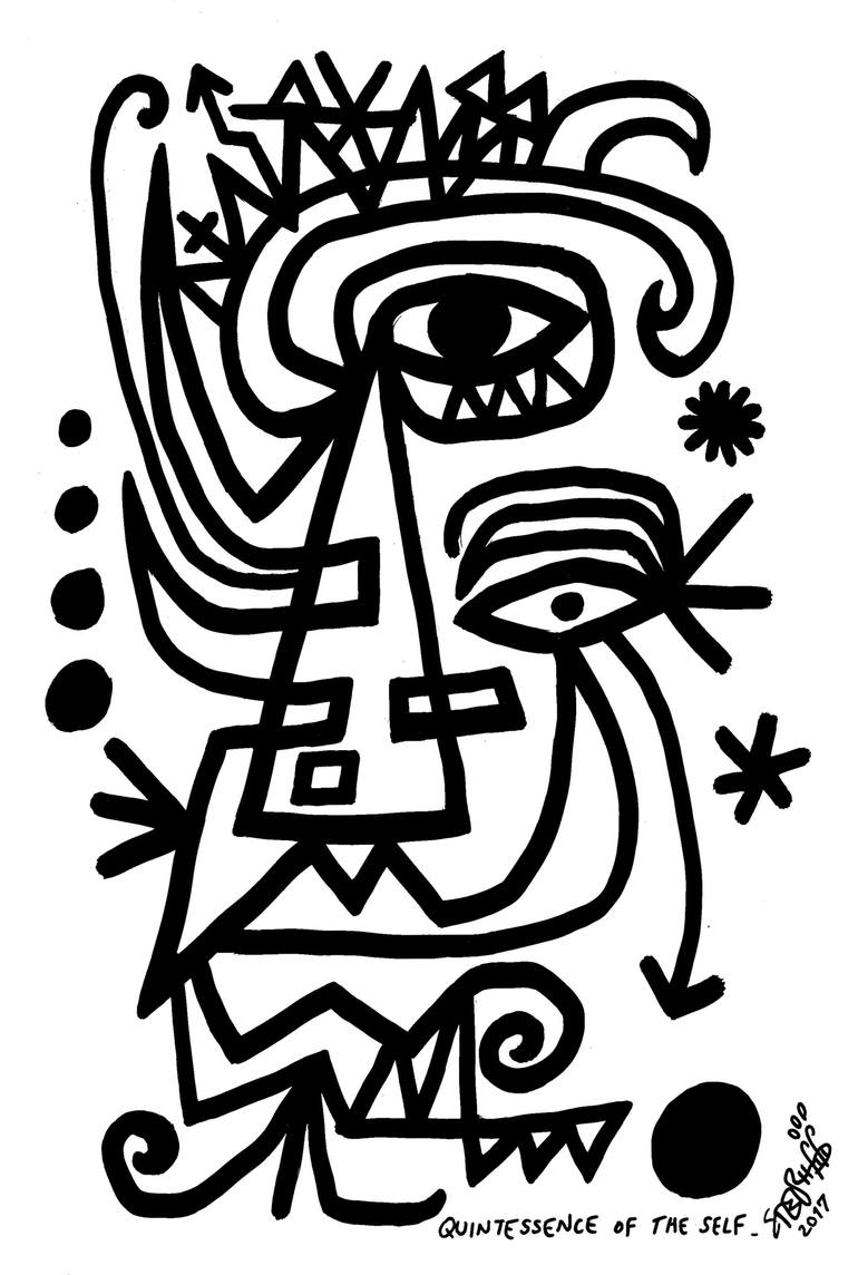 Quintessence of the Self Drawing by Stephane Peray | Saatchi Art