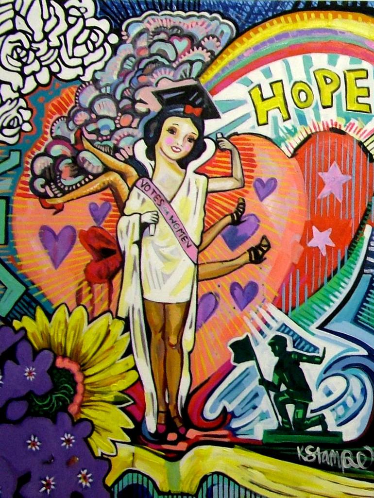 Hope Painting by Karen Stamper | Saatchi Art