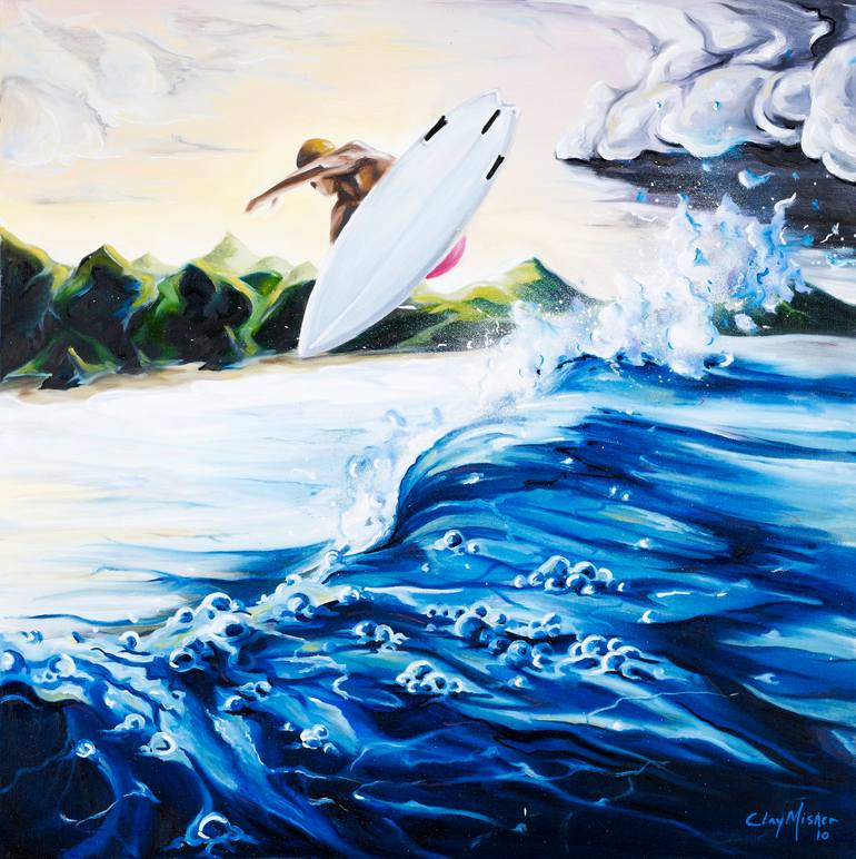 Ripping Painting by Clay Misner | Saatchi Art