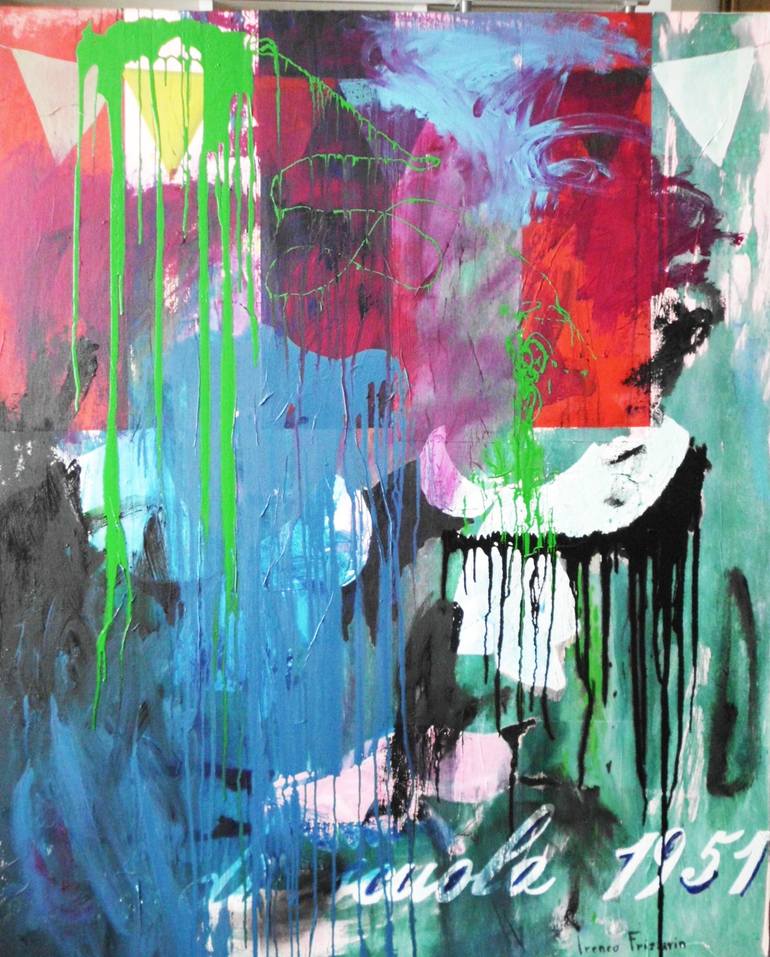 Fragmentation of memory Painting by Ireneo Frizzarin | Saatchi Art