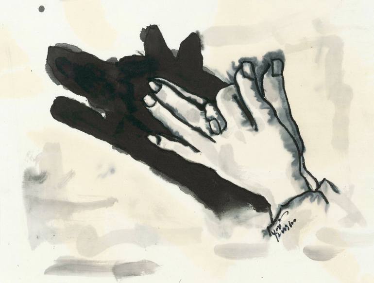 Hand form NO.1-1 Painting by Yu Ji | Saatchi Art