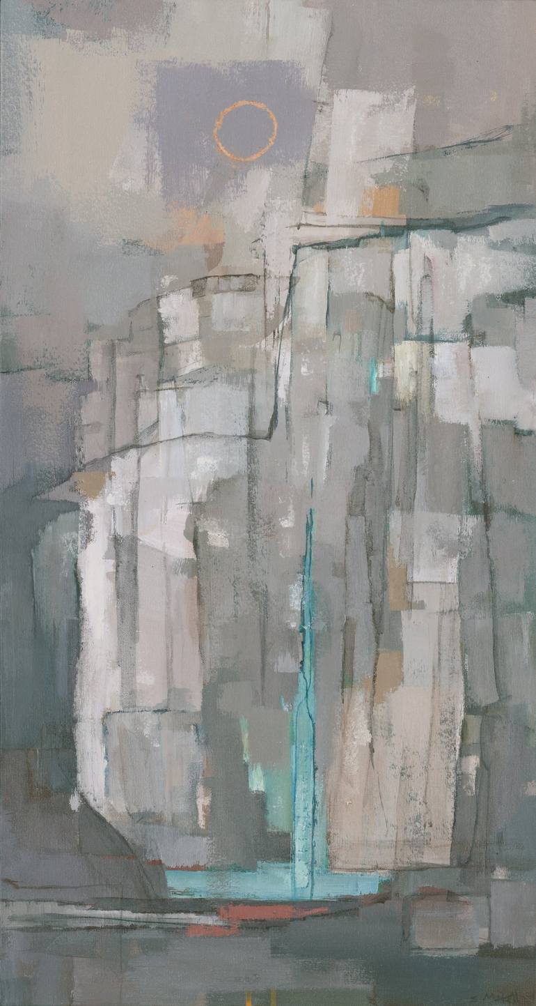 Waterfall Painting by Stephen Mitchell | Saatchi Art