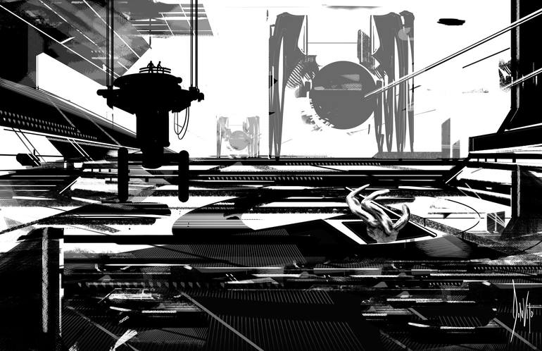 The Invaders Drawing by James DonVito | Saatchi Art