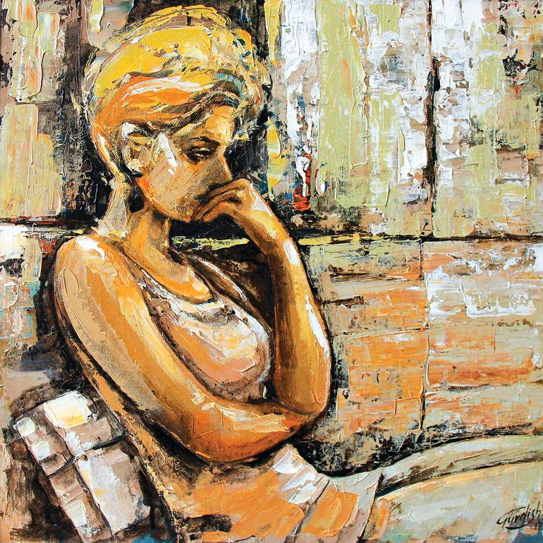 The Pain Of Someone Painting by Artist Gurdish Pannu | Saatchi Art