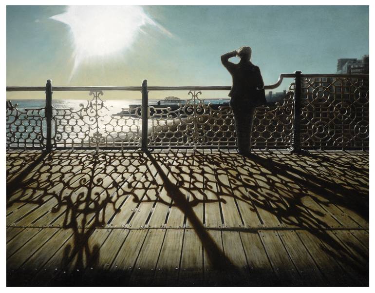 The Visitor Painting by simon royer | Saatchi Art