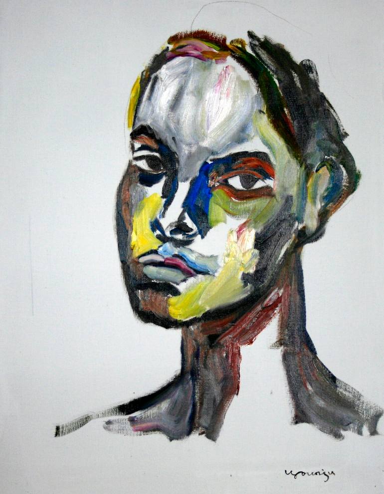 stand mute (SOLD) Painting by younju jung | Saatchi Art